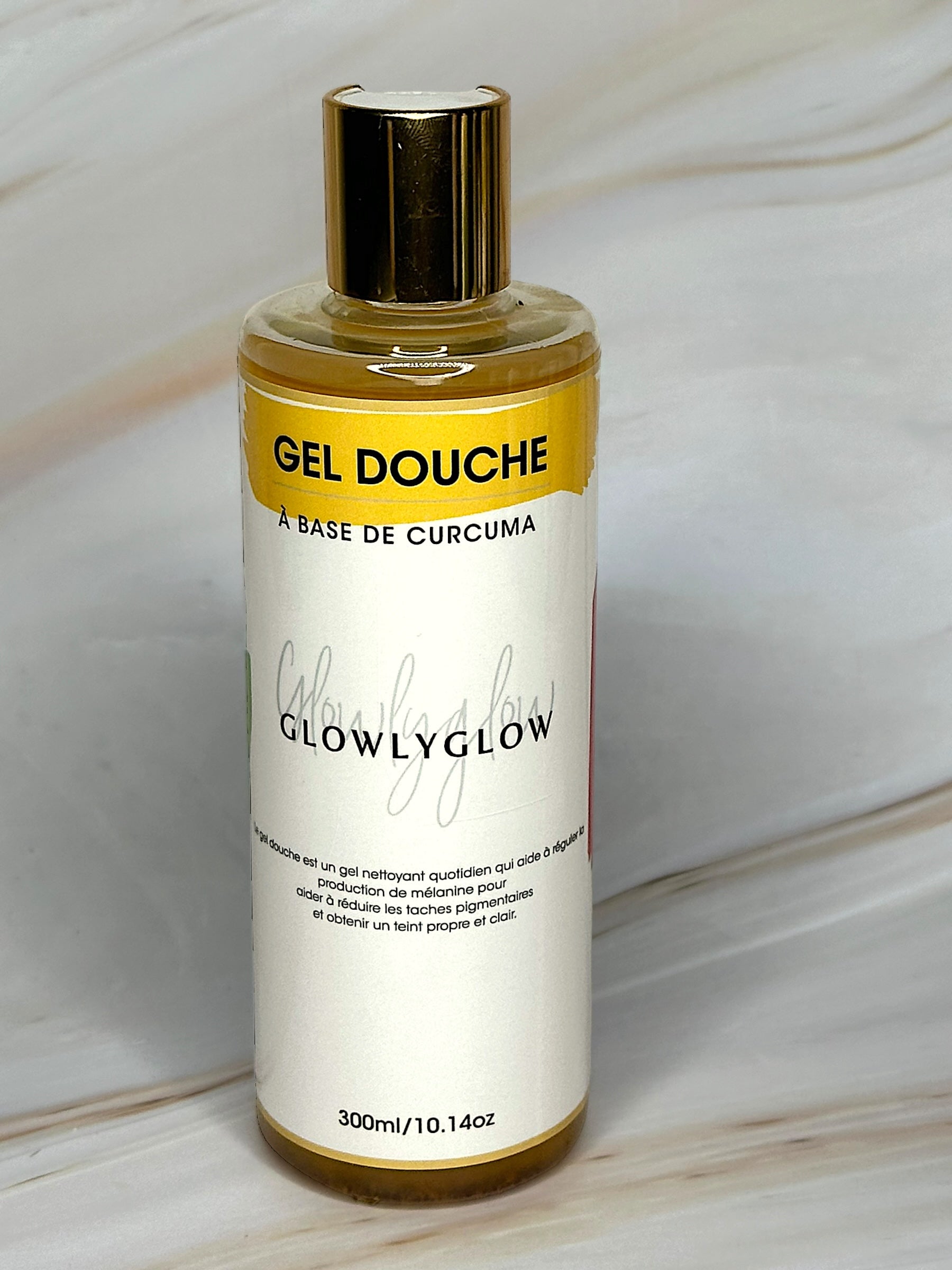 Gel douche glow à base de Curcuma – glowlyglow